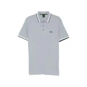 BOSS Grey Polo Shirts - Gray