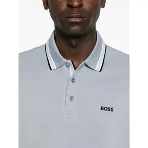 BOSS Grey Polo Shirts