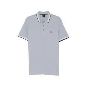 BOSS Grey Polo Shirts - Gray