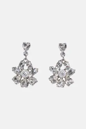 Simone Rocha Heartbloom Drop Earrings