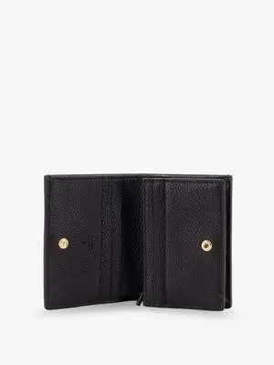 Gucci Mini Leather Wallet And Gg Supreme Fabric
