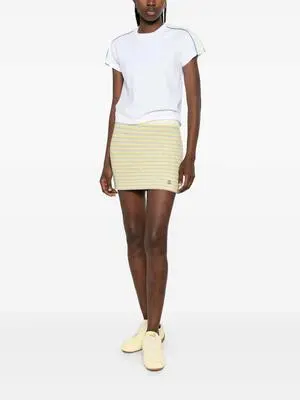 Casablanca Striped Bourgeois-style Miniskirt - Multicolor