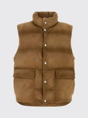 Prada Padded Leather Vest - Brown
