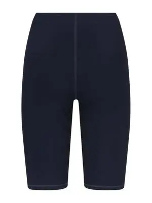JIL SANDER Printed Logo Cycling Shorts - Blue