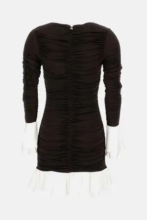 ROTATE BY BIRGER CHRISTENSEN Mini Ruched Dress
