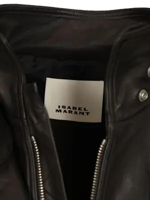Isabel Marant Étoile Farza-gb Leather Jacket - Black