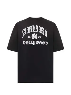 Amiri Hollywood Crew Neck T-shirt - Black