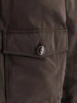 Brunello Cucinelli Cotton Blend Jacket With Fur Collar