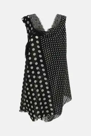 Junya Watanabe Polka Dot Sleeveless Top - Multicolor