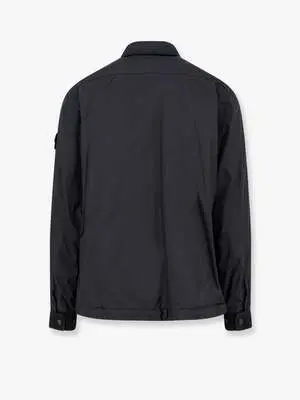 Stone Island Crinkle Reps Recycled Nylon Jacket - Black
