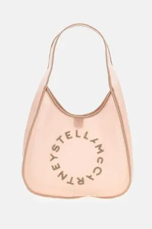 Stella McCartney Logo Large Hobo Bag Mesh - Multicolor