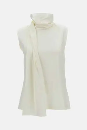 Bottega Veneta Top Silk Stretch Satin - Multicolor