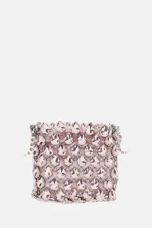 SELF-PORTRAIT Crystal Chainmail Mini Bag