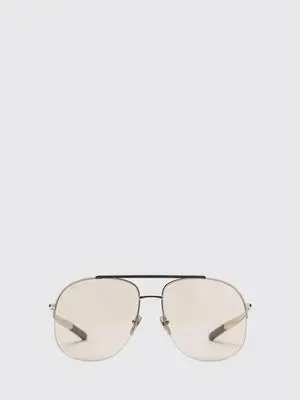 Gucci Pilot Style Metal Sunglasses With Double Bridge