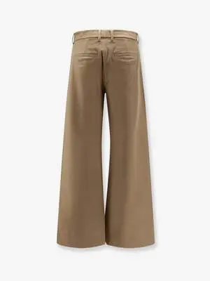 Max Mara Smmgela Cotton Blend Trousers - Multicolor