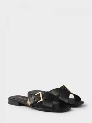Prada Flat Sandal - Black