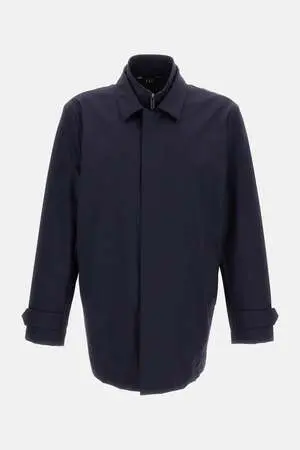 FAY Morning Coat In Jersey Stretch - Multicolor