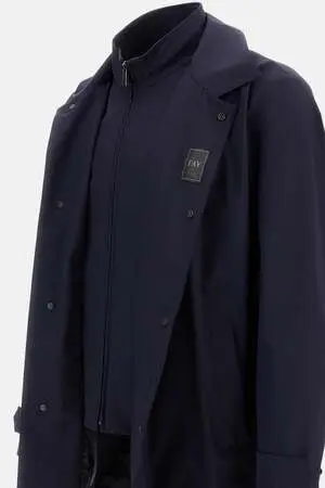 FAY Morning Coat In Jersey Stretch