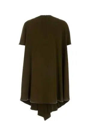 Loewe Khaki Stretch Cady Mini Dress