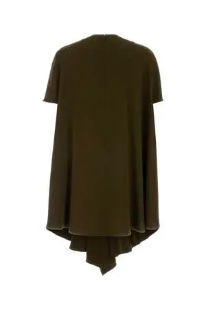 Loewe Stretch Cady Mini Dress - Green