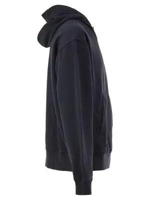 Stone Island Oversized Hoodie With Raglan Sleeves - Blue
