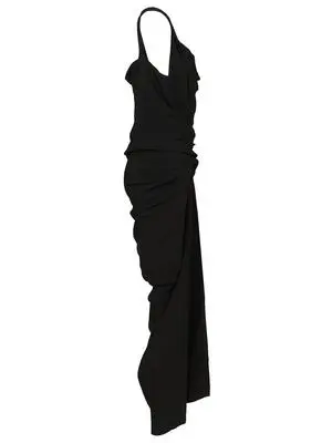 Rick Owens Long Draped Cady Dress