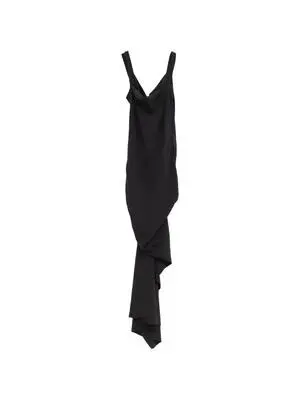 Rick Owens Long Draped Cady Dress