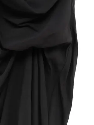 Rick Owens Long Draped Cady Dress