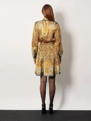 Versace Silk Chemisier Dress