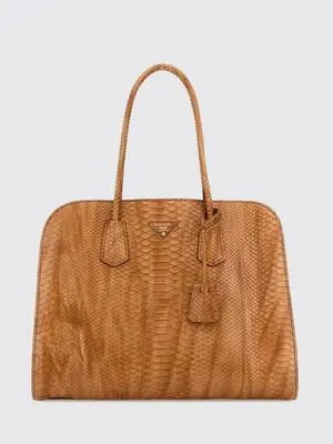 Prada Python Leather Bag - Cream