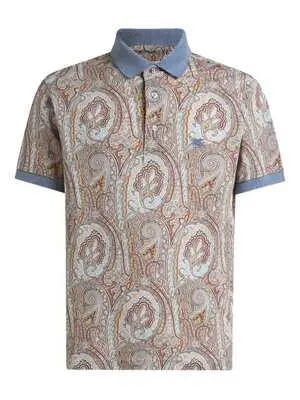 Etro Piqué Polo - Multicolor