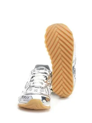 Bottega Veneta Orbit Sneaker - Silver