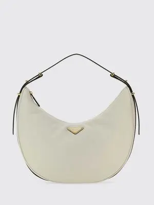 Prada Leather Hobo Bag - White