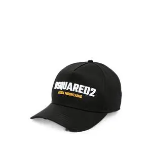 Dsquared2 Embroidered Logo Baseball Hat - Black