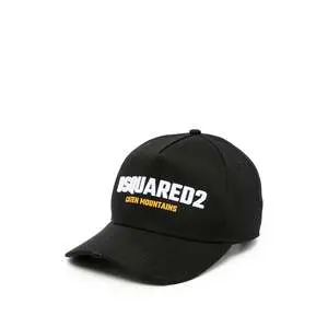 Dsquared2 Embroidered Logo Baseball Hat - Black