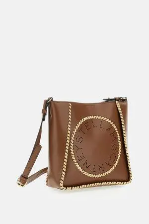Stella McCartney Crossbody Logo Bag Raffia - Multicolor