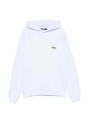 Jacquemus Logo Hoodie - Blue