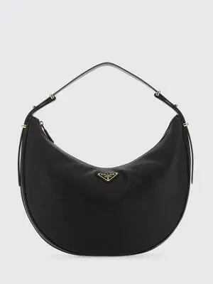Prada Arqui¨ Leather Hobo Bag - Black