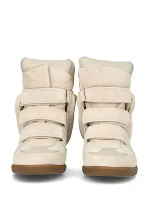 Isabel Marant Étoile Bekett Leather Wedge Sneakers