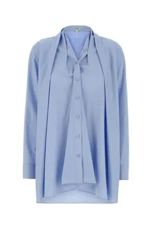 Loewe Light Poplin Shirt - Blue