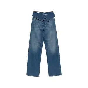 Dries Van Noten Denim Wide-leg Jeans - Blue