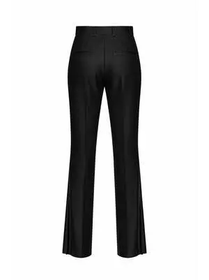 Giuseppe Di Morabito Black Virgin Wool Flared Trousers