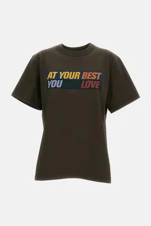 Sacai Short-sleeve T-shirt With A Print - Multicolor