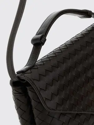 Bottega Veneta Woven Leather Bag - Brown
