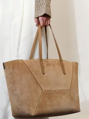 Brunello Cucinelli Suede Shoulder Bag - Multicolor