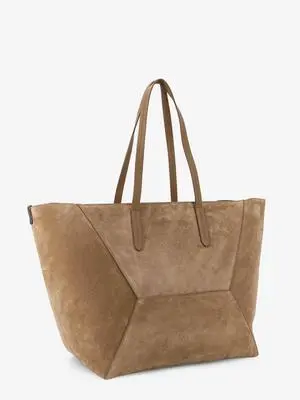 Brunello Cucinelli Suede Shoulder Bag