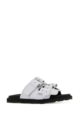 Moschino Leather Slippers