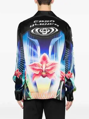 Casablanca Orchid Racer Shirt