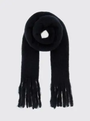 Loewe Wool Blend Scarf - Black