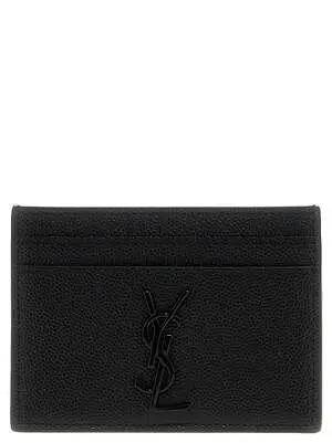 Saint Laurent Monogramme' Cardholder - Black